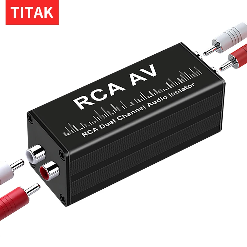 Portable 3.5mm aux Ground Loop Isolator Professional Hum Eliminator ...