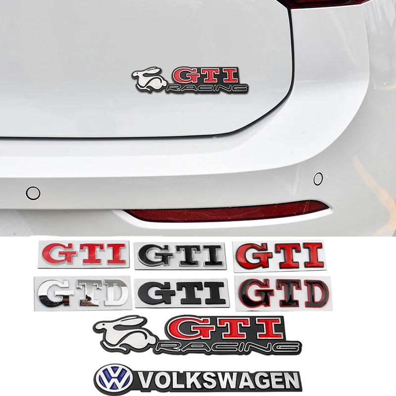 GTI-GTD-Logo-Car-Fender-Trunk-Emblem-Stickers-Accessories-For ...