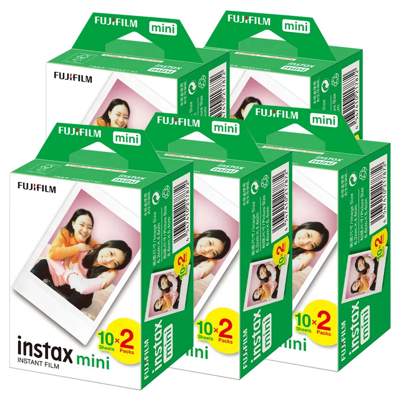 20-100-White-Sheets-Fujifilm-Instax-Mini-11-Film-Photo-Paper-For-Fuji ...