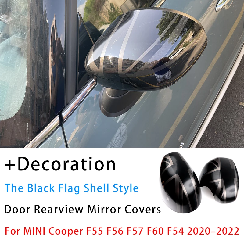 2020-2024-Car-Rearview-Side-Door-Mirror-Cover-Caps-For-Mini-Cooper-S ...