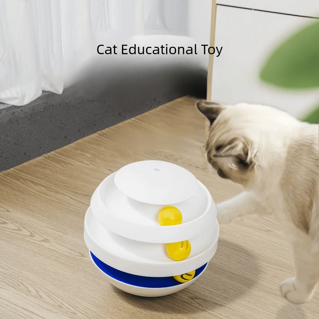 Tumbler-Toy-For-Cat-Pet-Turntable-Toy-Interactive-Toys-Cat-Spin-Ball ...