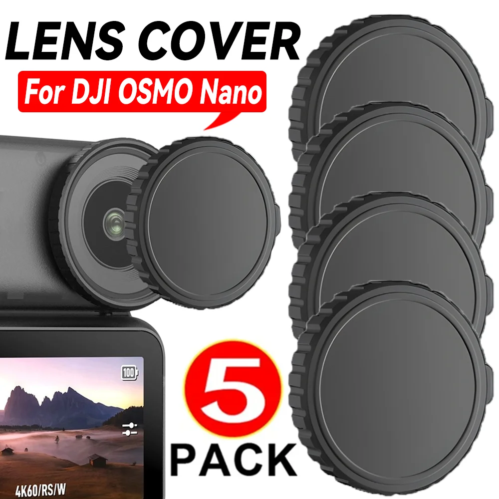 5/1pack Soft Silicone Lens Cover Protector for DJI OSMO Nano Anti-drop ...