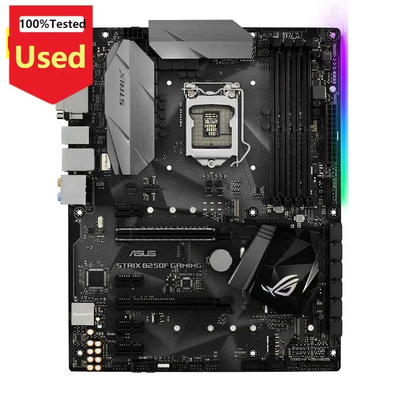 Asus ROG STRIX B250F GAMING Desktop Motherboard Socket LGA 1151 DDR4 ...