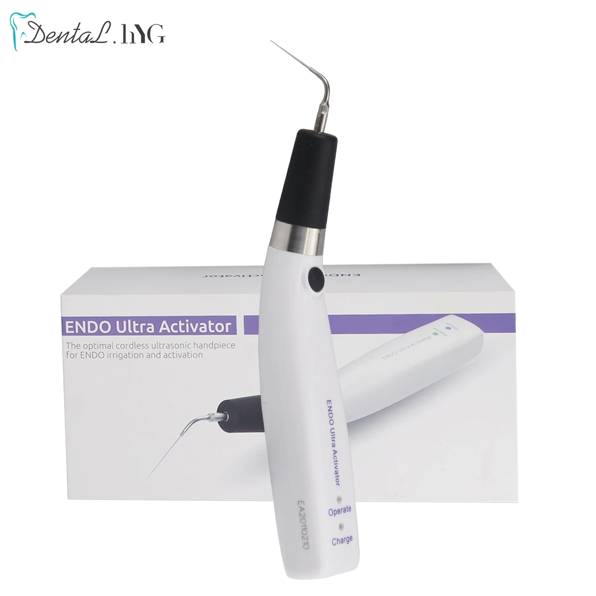 Dental Endo Ultra Activator Endo Irrigator Cordless Ultrasonic Activator Handpiece With 6 Tips ...