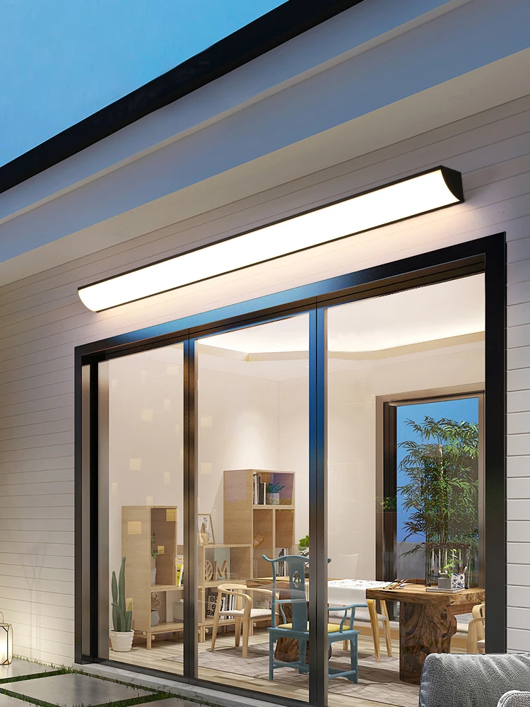 Outdoor-Wall-Lamp-Nordic-Waterproof-Wall-Lamp-Modern-Arc-LED-Lighting ...