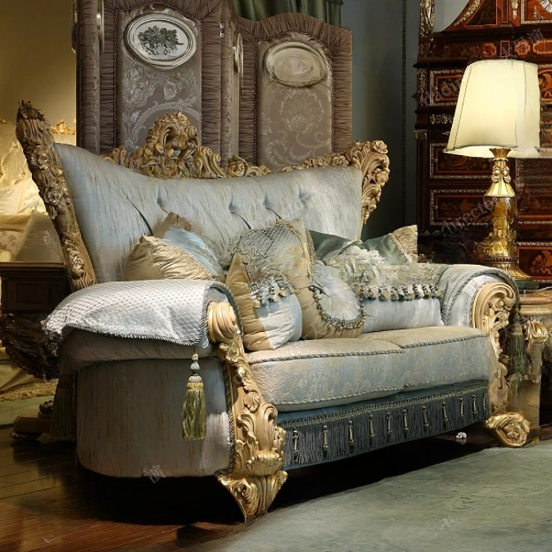 Villa-high-end-customized-European-style-fabric-sofa-Luxury-living-room ...