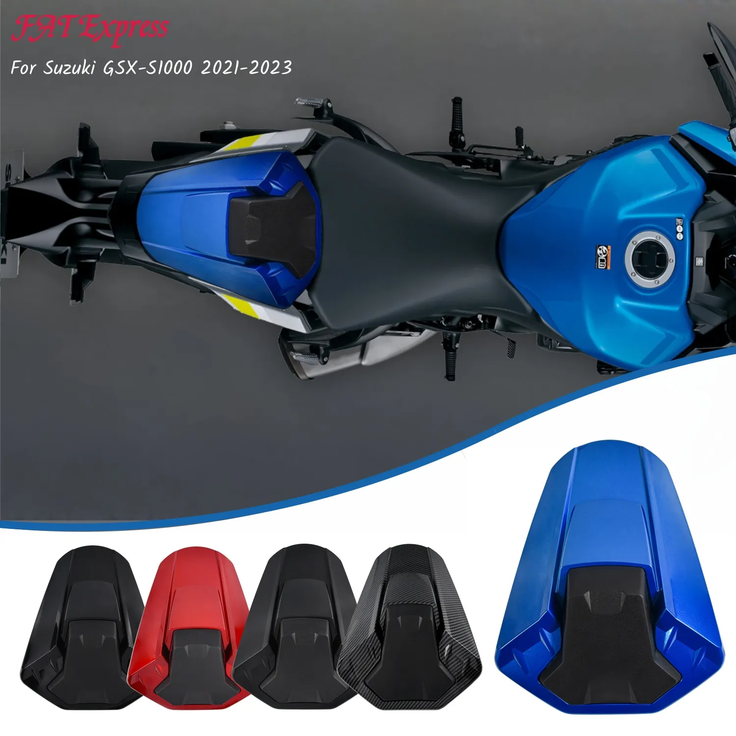 GSX-S1000-Motorcycle-Passenger-Rear-Solo-Seat-Cover-For-Suzuki-GSX ...