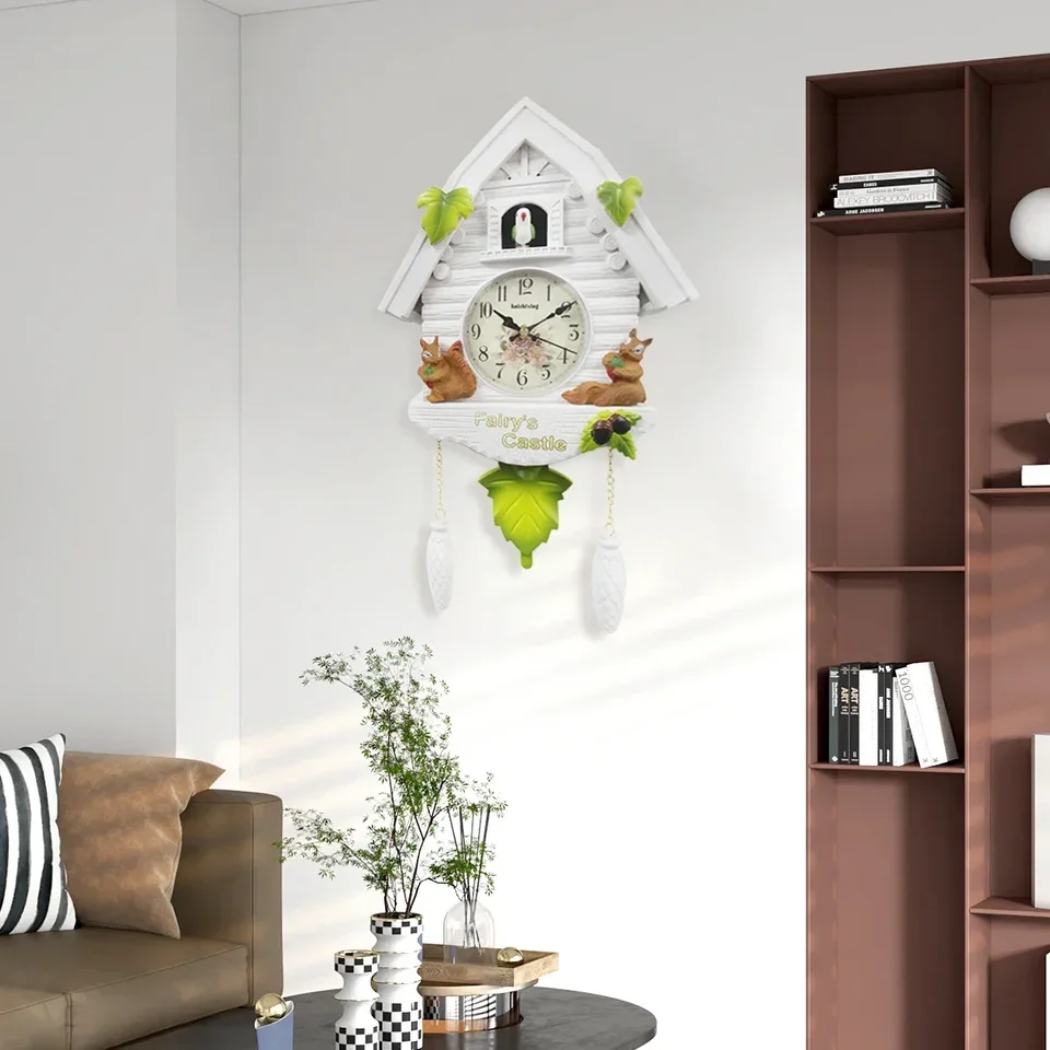 Pendulum Clock Minimalist Cuckoo Clock With Pendulum - Modern Bird ...