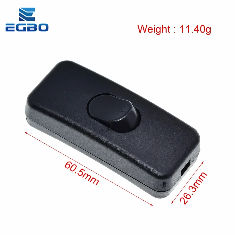 1pcs-ON-OFF-Inline-Switch-Black-Inline-Table-Lamp-Desk-Light-Cord-Cable ...