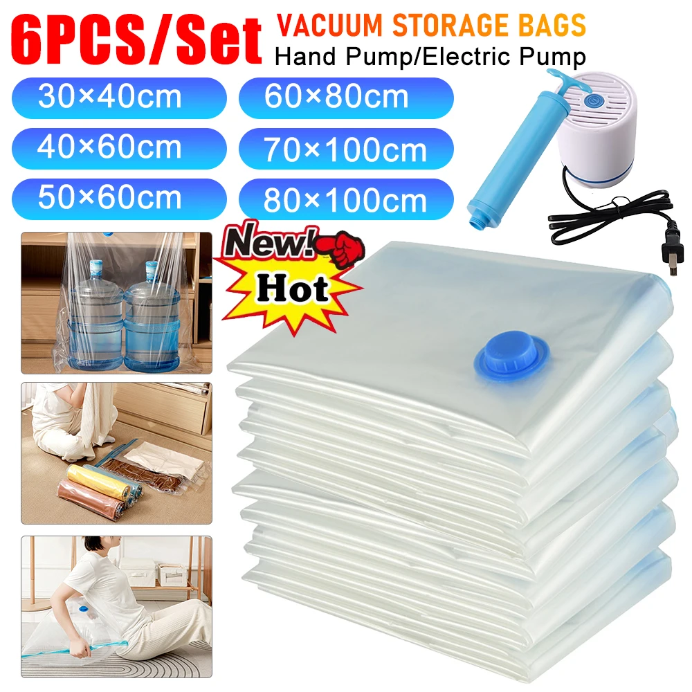 Vacuum-Storage-Bags-With-Valve-Transparent-Folding-Compressed-Space ...
