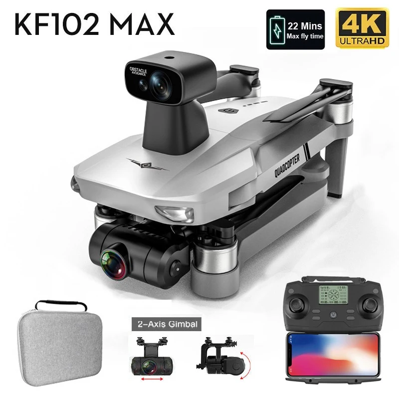 Original-KF102-MAX-Drone-2-Axis-Gimbal-GPS-4K-Profesional-with-ESC ...