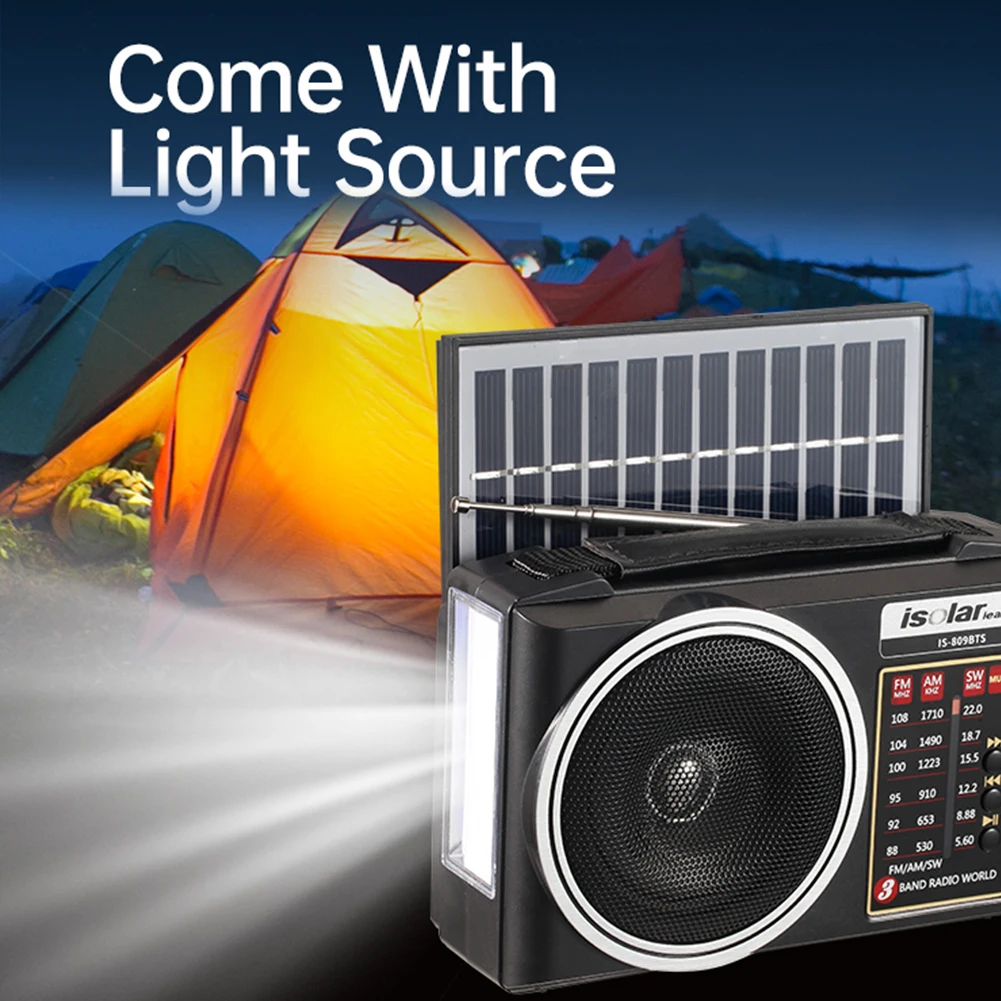 AM-FM-SW-Multiband-Radio-Stereo-Receiver-Portable-Solar-Weather-Radio ...