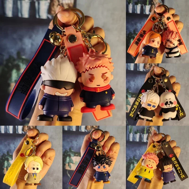 Jujutsu-Kaisen-Anime-Keychain-Gojo-Yuji-Sukuna-Figure-Silica-Gel-Doll ...