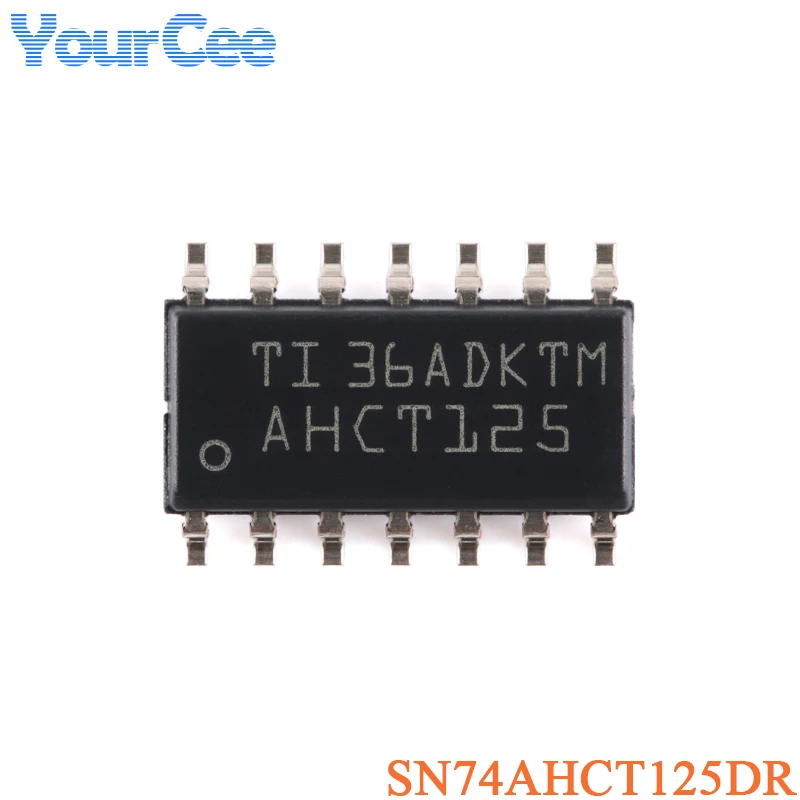 5pcs-SN74AHCT125-SN74AHCT125DR-SOIC-14-Quad-Bus-Buffer-Gate-Chip-IC ...