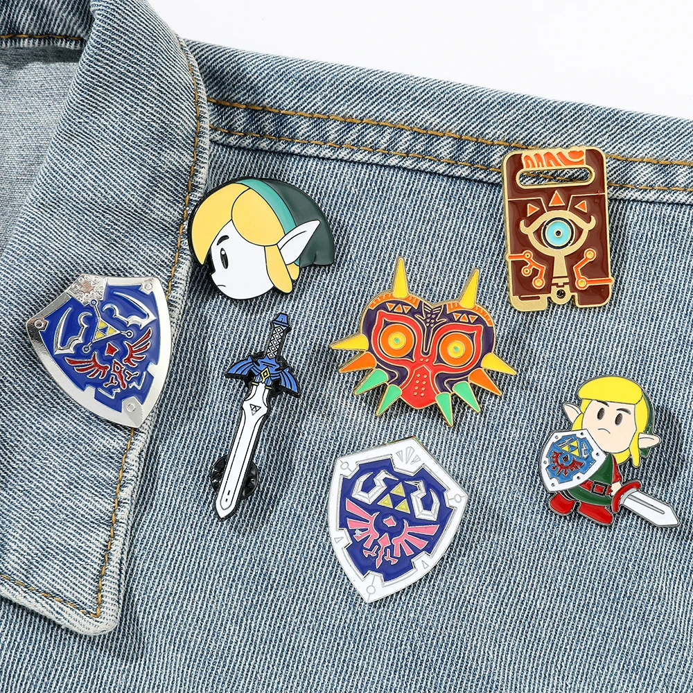 The-Legend-of-Zelda-Enamel-Pins-Anime-Metal-Brooch-Badge-Fashion ...