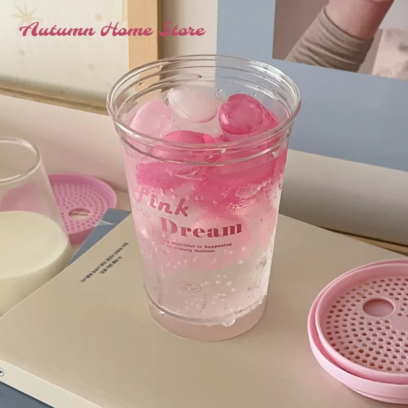 450ml-Original-Girl-Heart-Pink-Water-Cup-Accompanying-Cup-Water-Bottle ...