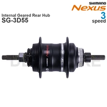 SHIMANO NEXUS 내부 기어 허브 SG-3D55 변속 레버 SL-3S42E SM-BC06, 3 단 및 16T 싱글 스프 ...