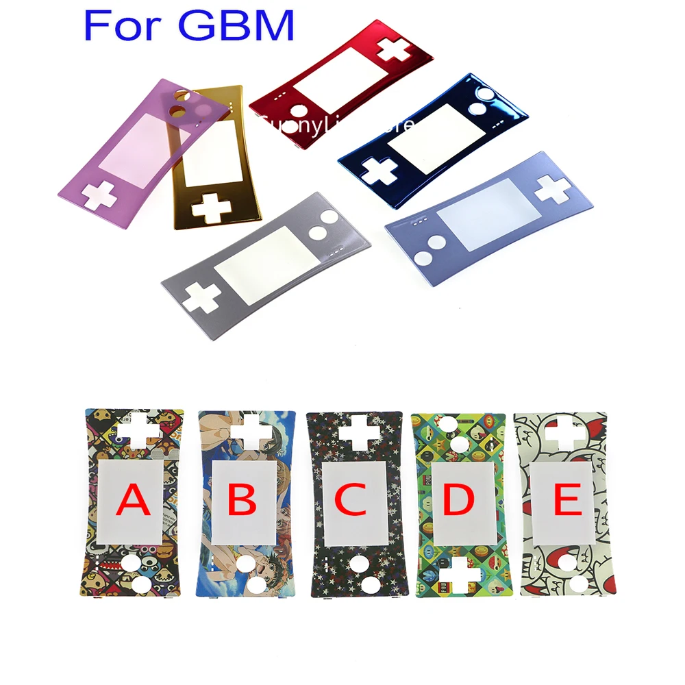 For Gameboy Micro Replacement Front Faceplate Cover For Gbm Gameboy ...