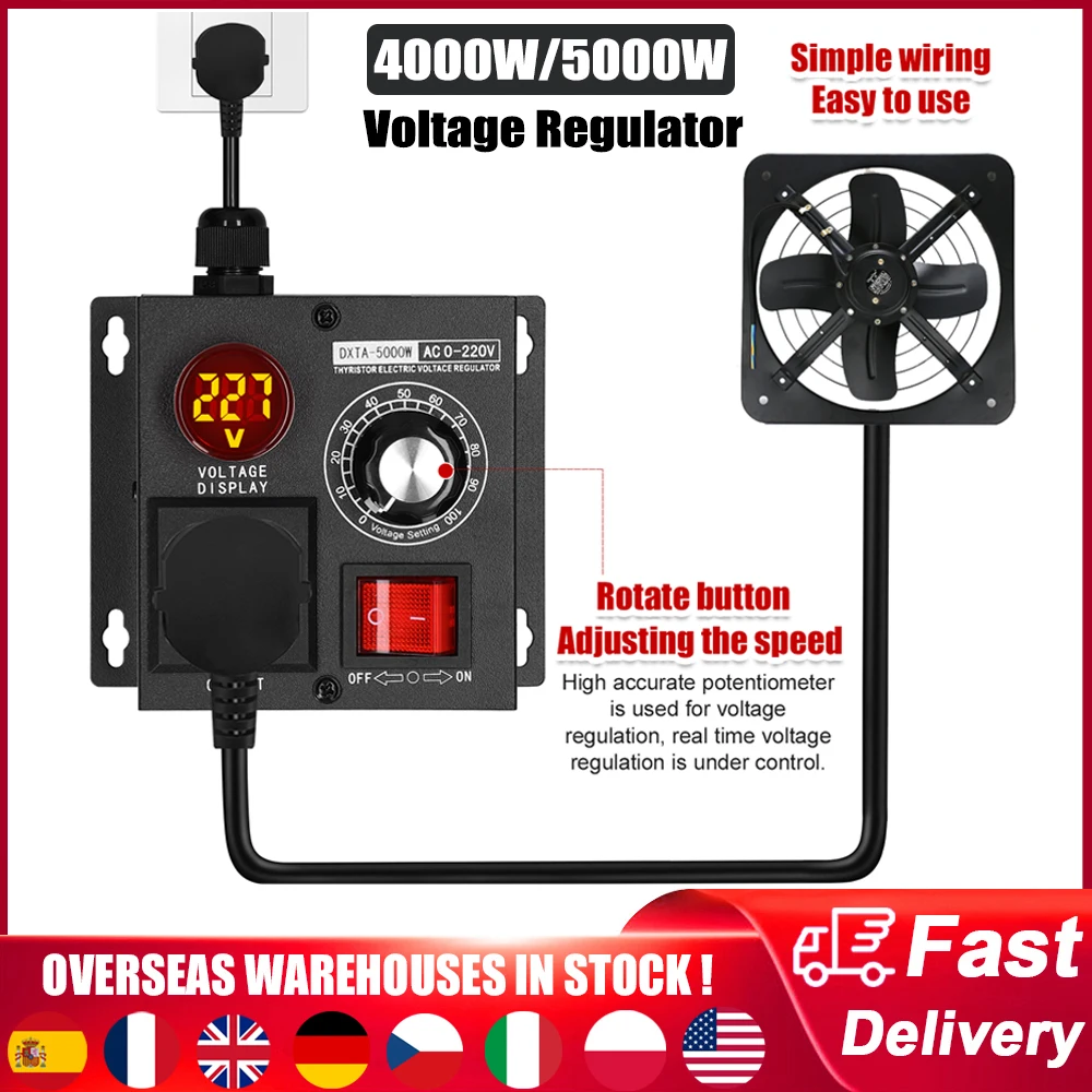 AC220V-5000W-Stepless-Voltage-Regulator-Portable-Variable-Monophase ...
