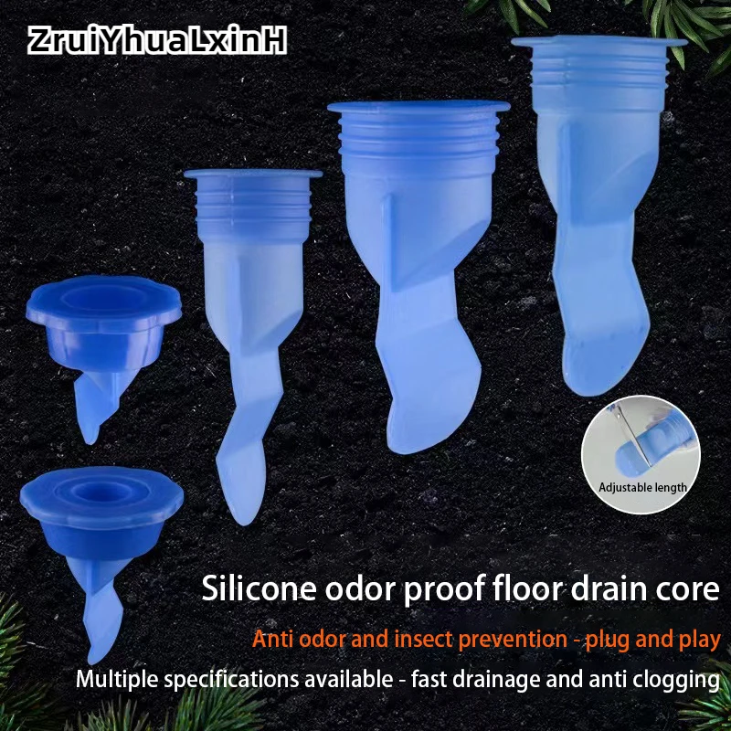 Anti-Odor-Silicone-Floor-Drain-Core-Bathroom-Kitchen-Washing-Machine ...