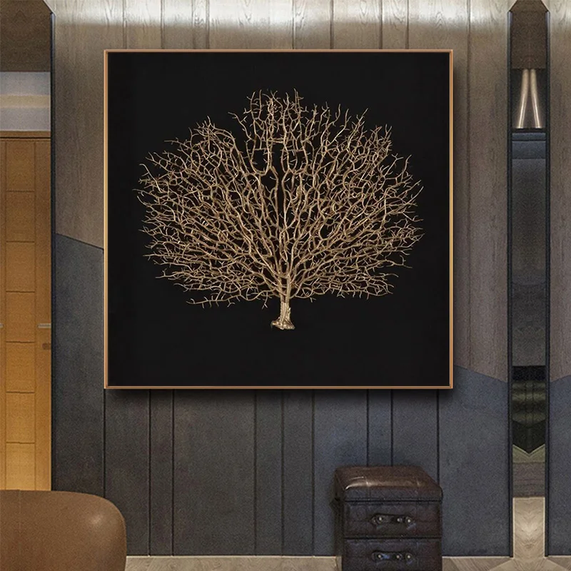 Modern-Abstract-Tree-of-Life-Picture-Canvas-Painting-Wall-Art-Posters ...