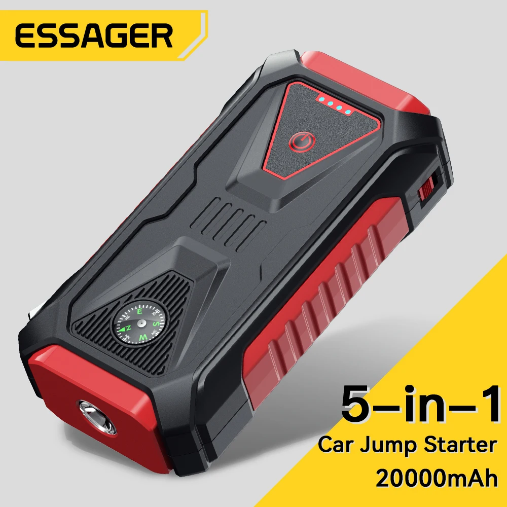 Essager Car Jump Starter Power Bank Portable Car Battery Booster ...