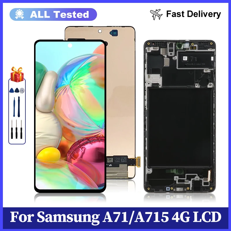 6.7" For Samsung Galaxy A71 LCD Display Touch Screen Digitizer Assembly ...