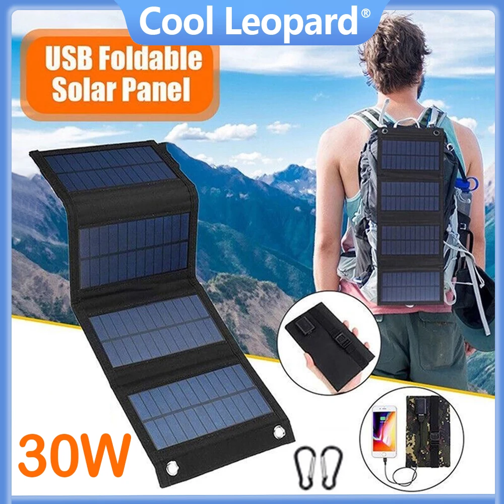 Panel-Solar-plegable-placa-Solar-de-30W-5V-2USB-Banco-de-energ-a-de ...
