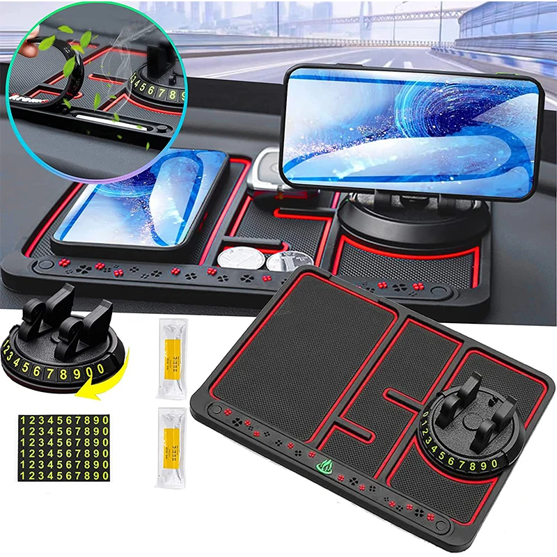 Multi-Functional-Car-Anti-Slip-Mat-Auto-Phone-Holder-Non-Slip-Sticky ...