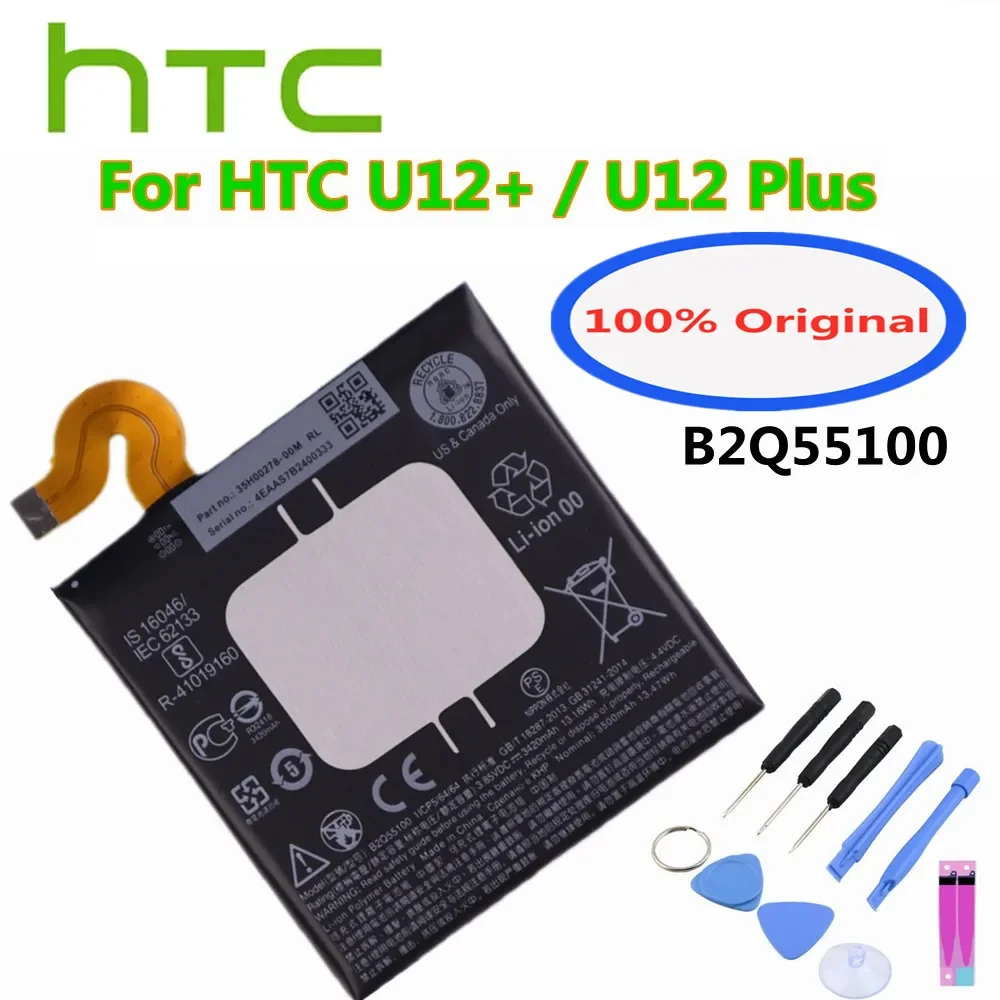 New-B2Q55100-Original-Phone-Battery-For-HTC-U12-U12-Plus-U12Plus-3500mAh-High-Capacity ...