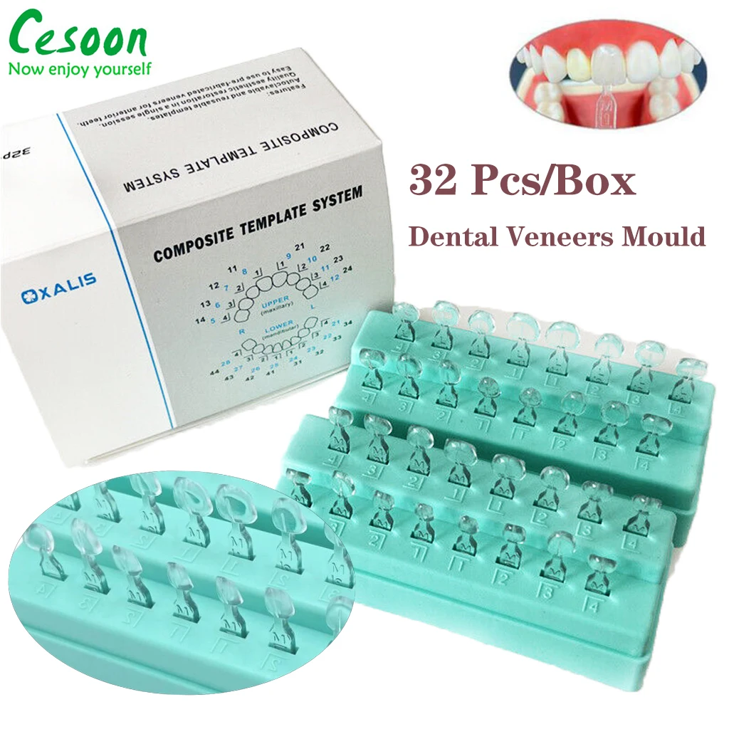 New-Dental-Veneers-Mould-Kit-Anterior-Posterior-Partner-Teeth-Composite ...