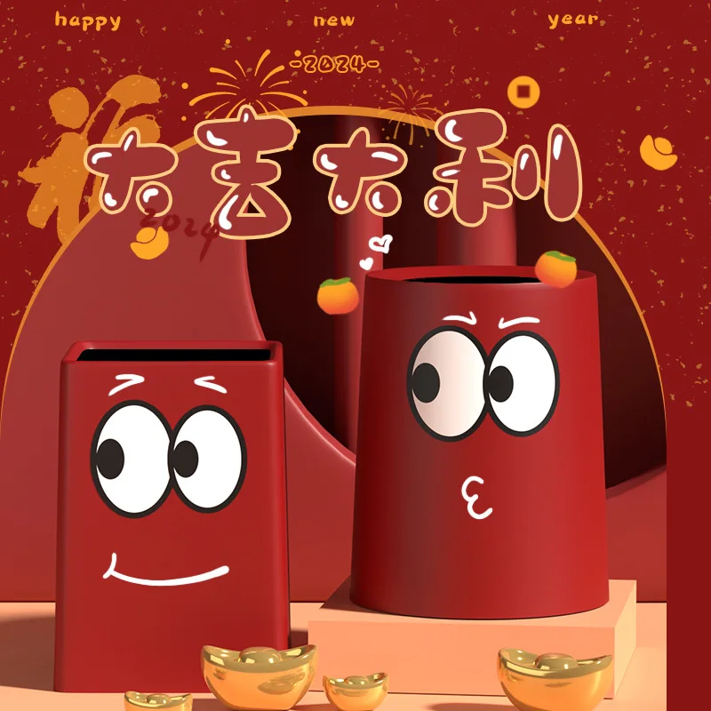 Kitchen-Cream-Garbage-CanWastebasket-Creative-trash-can-large-capacity ...