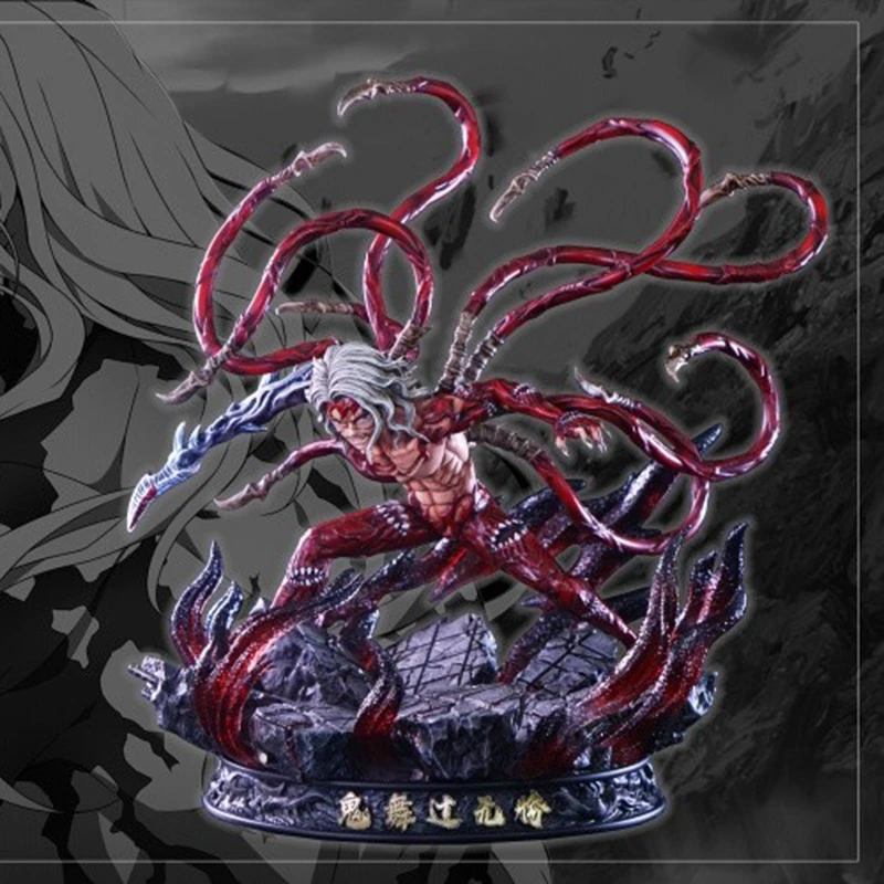 Figura de Demon Slayer de 35cm, Kimetsu No Yaiba GK, Final BOSS, Ghost ...