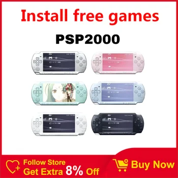 Original PSP 2000 PSP2000 game console 32GB 64GB 128GB memory card ...