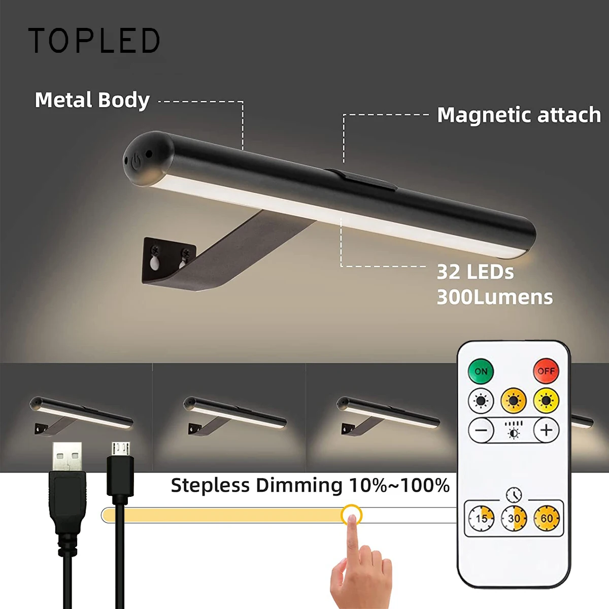 Painting-Picture-Light-Portrait-With-Remote-Living-Room-Wireless-Wall ...