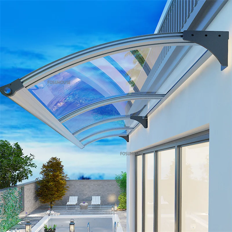Aluminum-Alloy-Rain-Awning-with-Sink-Villa-Balcony-Eaves-Home-Outdoor ...