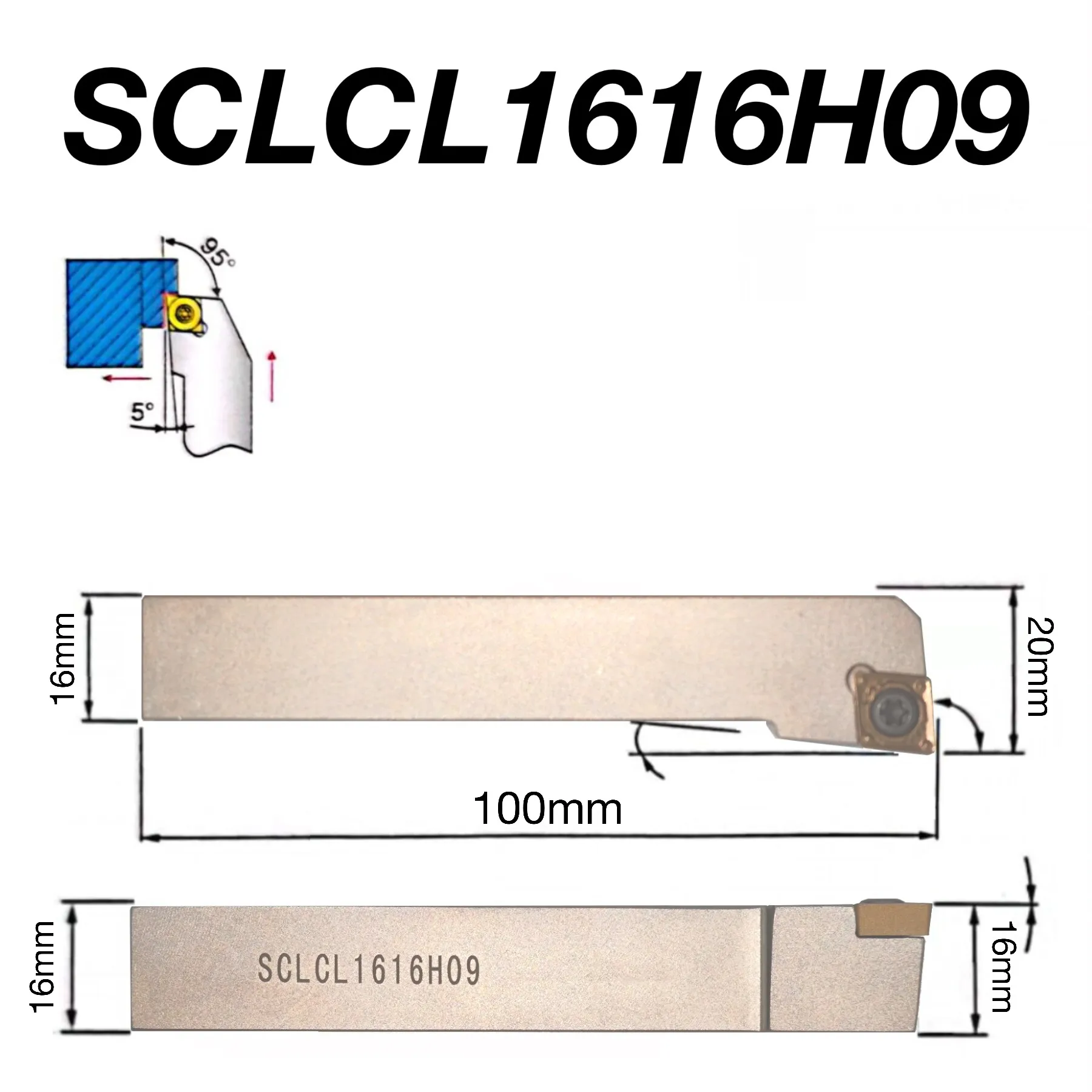10-pcs-Cemented-carbide-inserts-CCMT09T304-and-1-pcs-SCLCL1616H09 ...