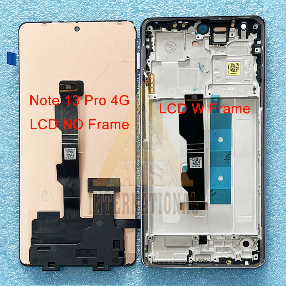 6-67-Original-For-Redmi-Note-13-Pro-4G-LCD-23117RA68G-Screen-Frame ...