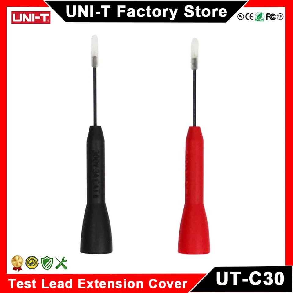 Multimeter Probes 2mm Insulated Plug Pin Test Probe 2mm Spring Test ...