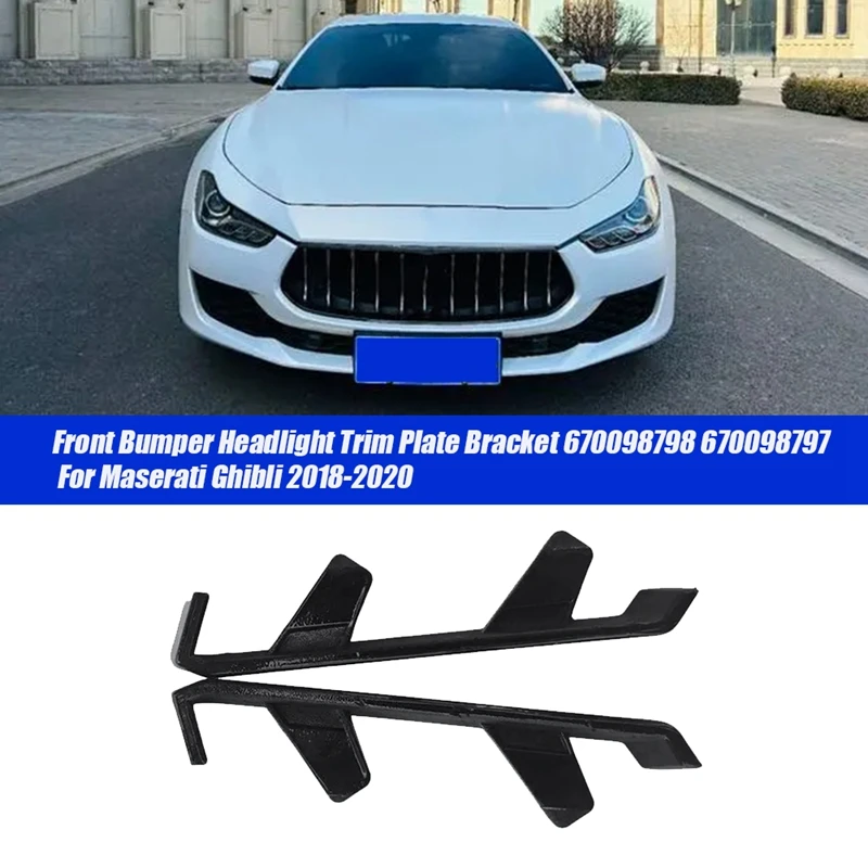 Soporte-de-placa-embellecedora-de-parachoques-delantero-para-Maserati ...
