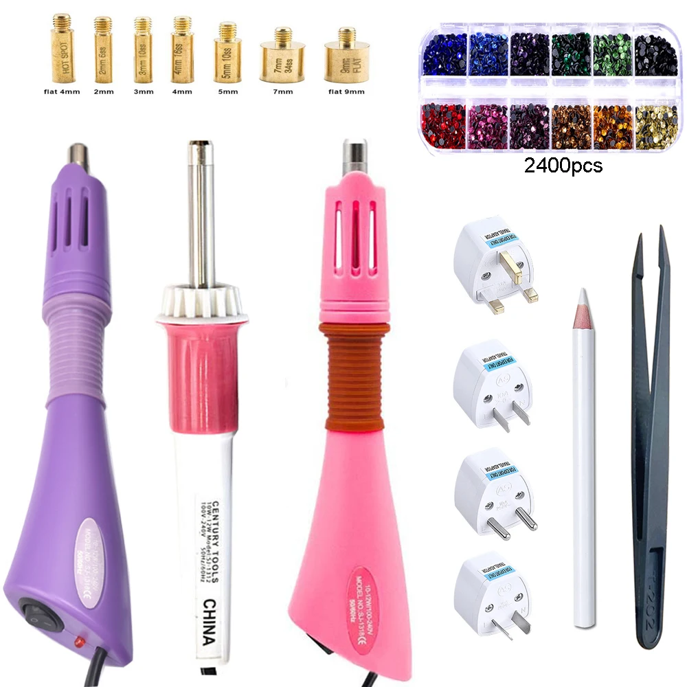 Heating Rhinestones Tool Hot Fix Rhinestones Heat Applicator Crystals ...