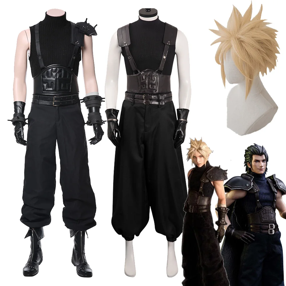 Nuvem-Strife-Cosplay-Costume-Com-Peruca-Jogo-Final-Cos-Fantasia-Macac-o ...