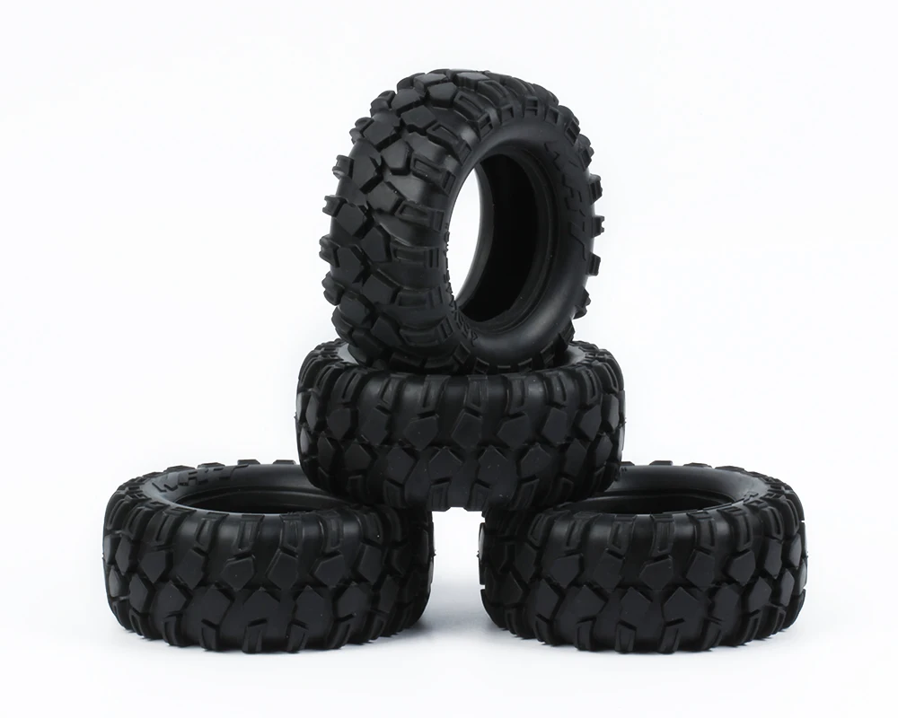 Neumáticos de goma para coche teledirigido, ruedas de 90mm(1 4 piezas ...