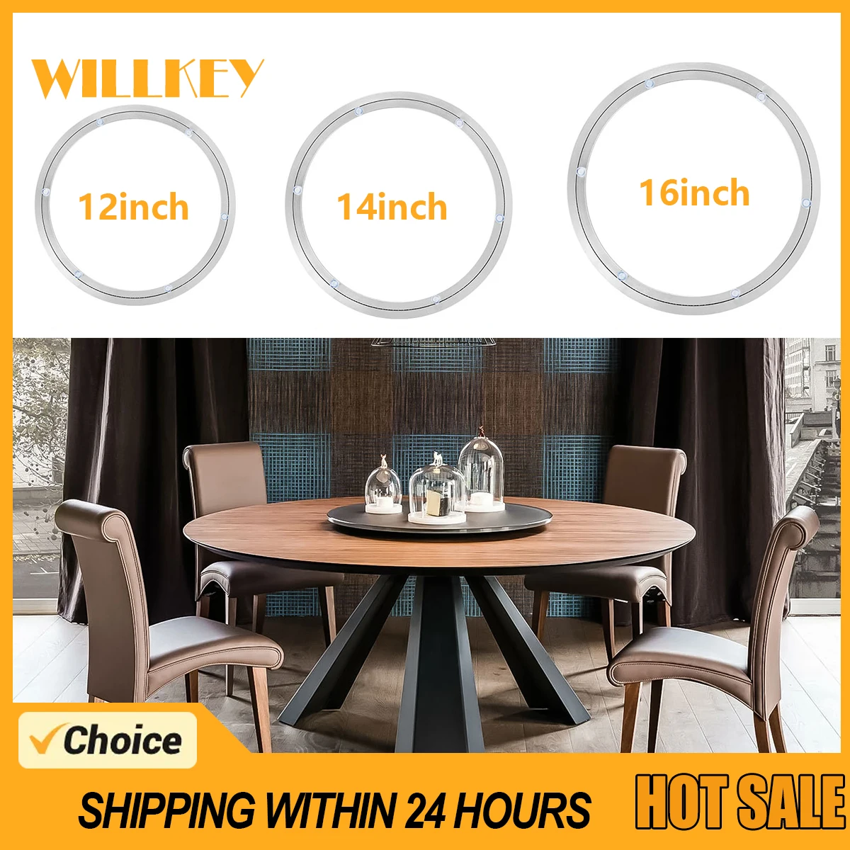 Metal-Turntable-Bearing-12-14-16inch-Heavy-Duty-Rotating-Bearing-Max ...