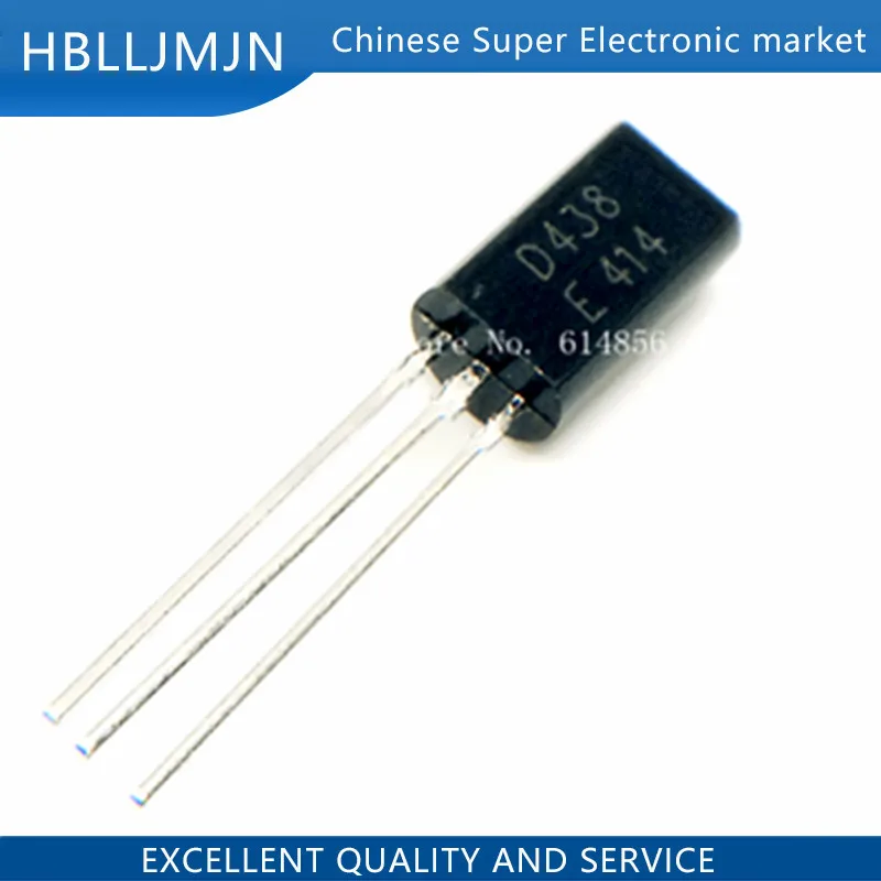 Transistor NPN de baja potencia, Transistor de triodo, D438, 2SD438, TO ...