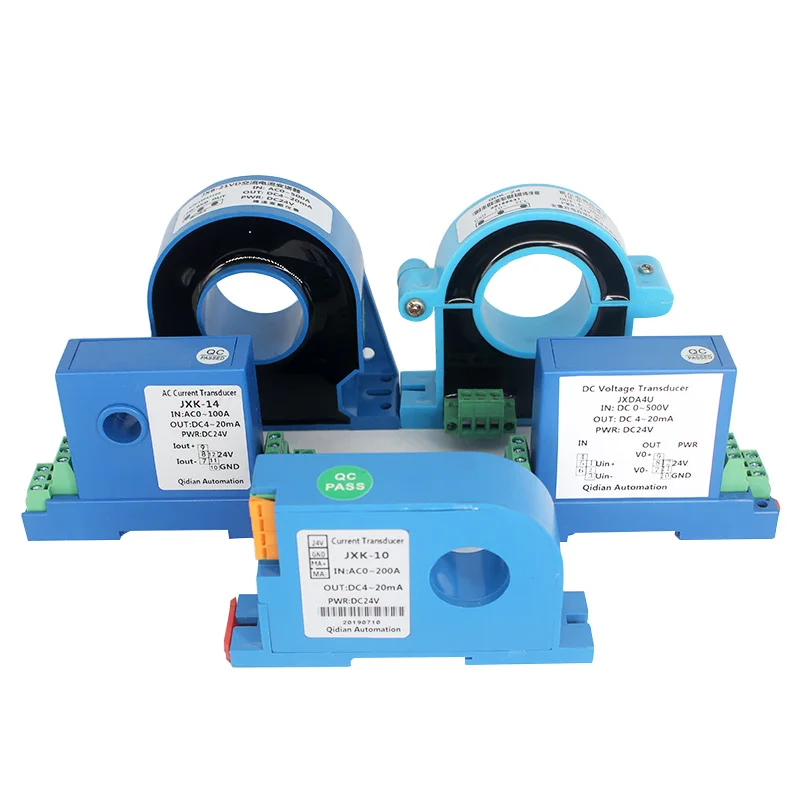 Ac 50a 100a 200a 500a Open Loop Transmitter Hall Current Sensor ...