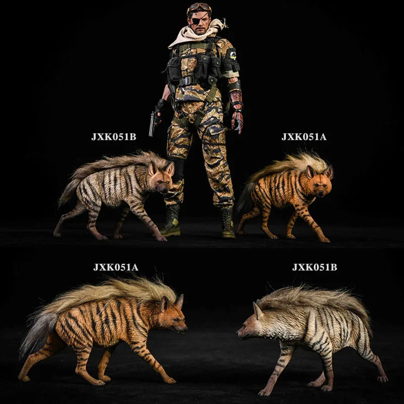 JxK Studio JXK051 1/6 African Hyena Striped Hyena Resin Animal Model ...