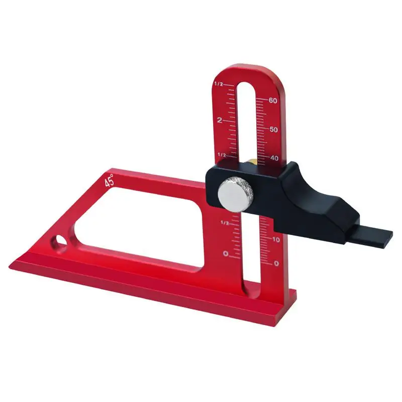 Adjustable-Table-Saw-Depth-Gauge-Metric-Inch-Scale-Router-Table-Height ...