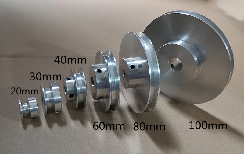 Aluminum Alloy Single Groove Pulley, Spindle Motor Pulley, Model ...