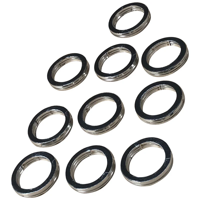 Motorcycle Exhaust Pipe Header Gasket OD 40mm 4pc For T-MAX530 TMAX530 ...